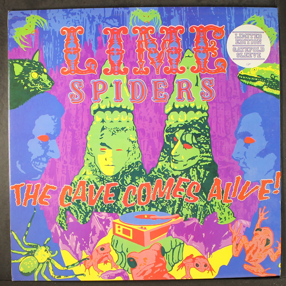 LIME SPIDERS: the cave comes alive! VIRGIN 12" LP 33 RPM Australia | eBay