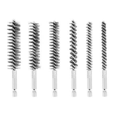 Bore Brush Stainless Steel Bristles Wire Brush for Drill Cleaning Wire ...