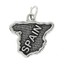 Sterling Silver Map of Spain Travel Charm | eBay