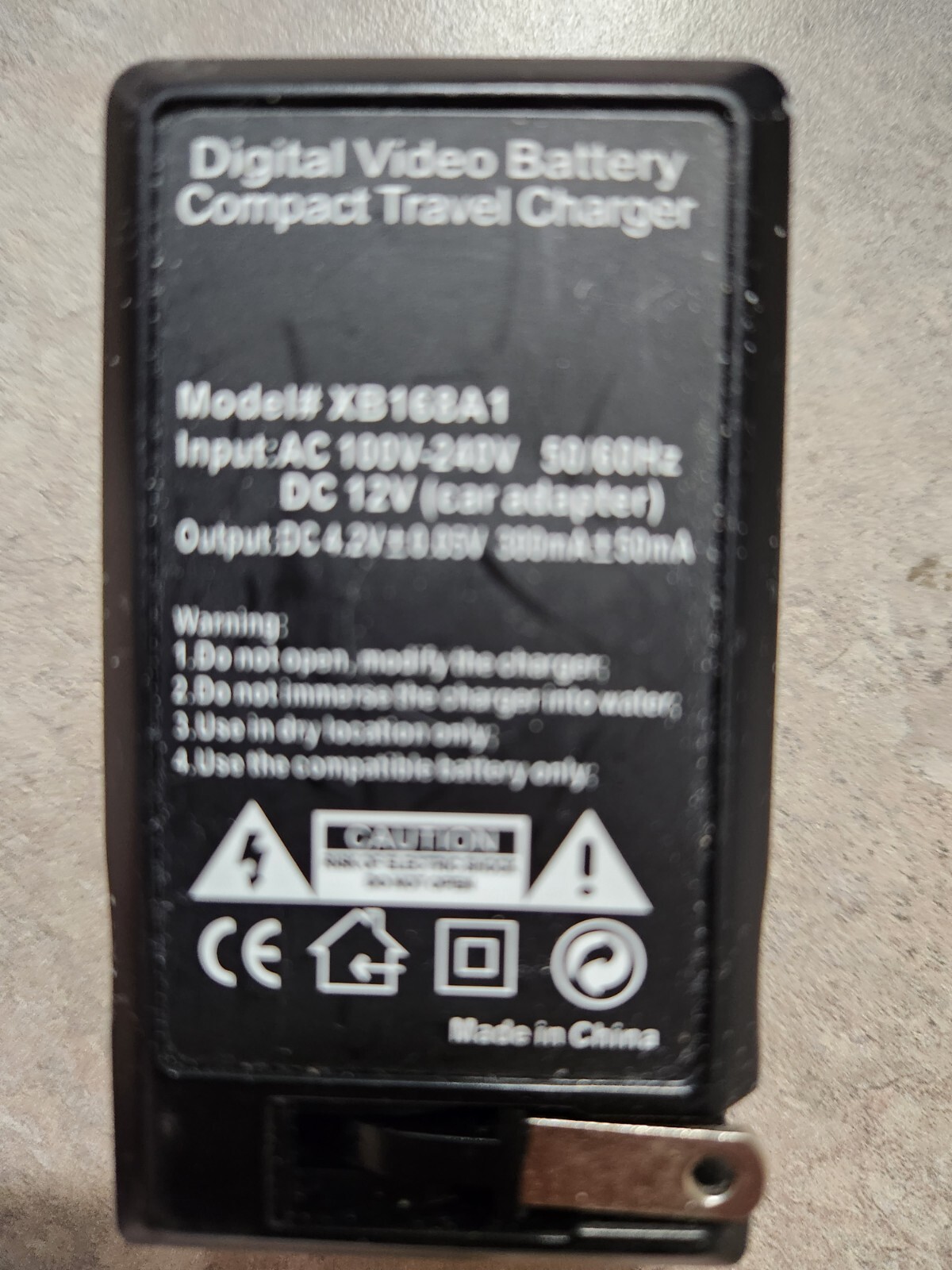 Digital Video Battery Compact Travel Charger XB168A1 (see details) | eBay
