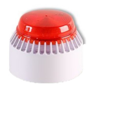 Cooper Fulleon 640202FULL-0039 12v Flashni Sounder Beacon Red Lens ...