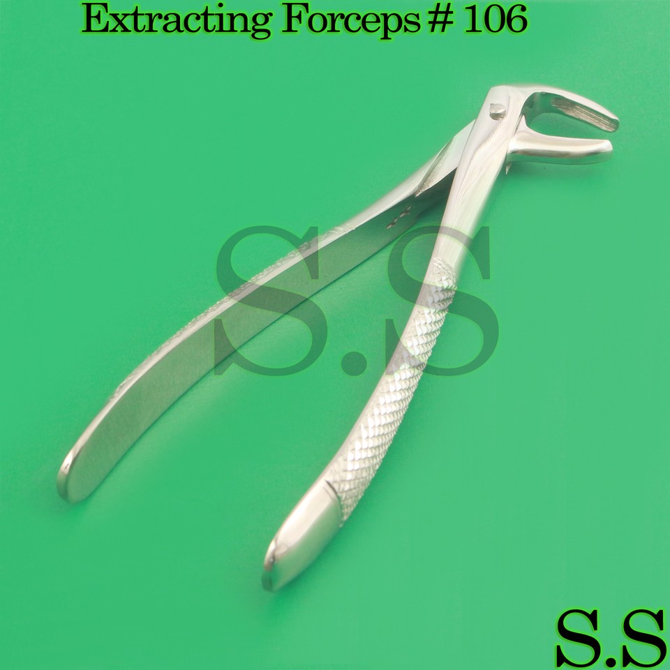 DENTAL TOOTH EXTRACTION FORCEP 106 DENTIST LAB TOOLS STAINLESS STEEL | eBay