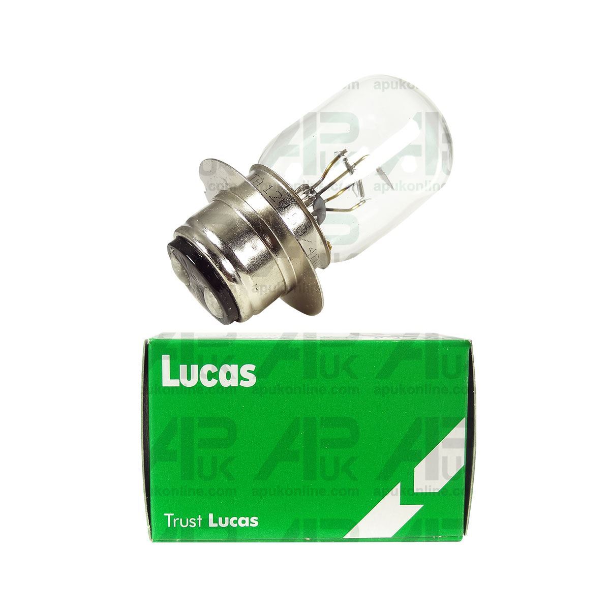 1 x Genuine Lucas HeadLight Headlamp Bulb 12V Volt 40W Watt P36d Base ...