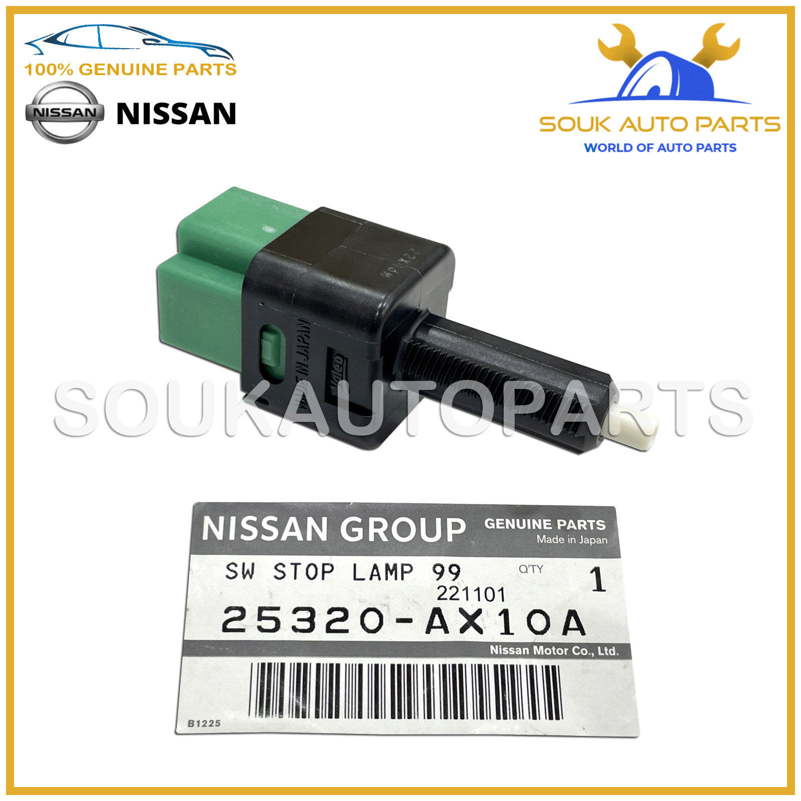 25320-AX10A Genuine Nissan BRAKE LIGHT STOP LAMP PEDAL SWITCH ...