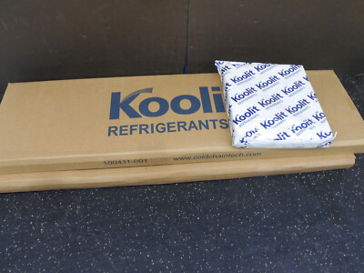LOT OF 2 KOOLIT 9.25" X 8" X 1.75" REFRIGERANT FOAM BRICK PACK 7 TOTAL ...