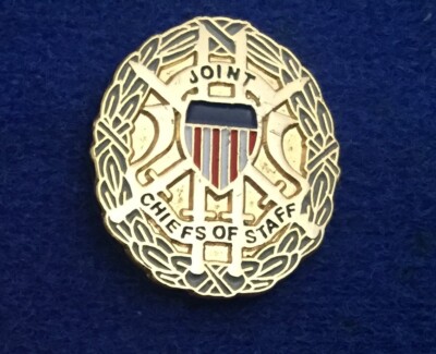 Rare Solid Version U. S. Military DOD Joint Chiefs of Staff 3/4" Lapel ...