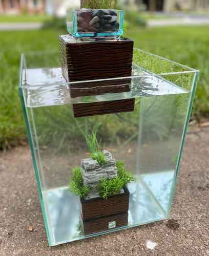 Fluval Chi 25 LITRE Aquarium – Modern Waterfall Feature w/ Lights ...