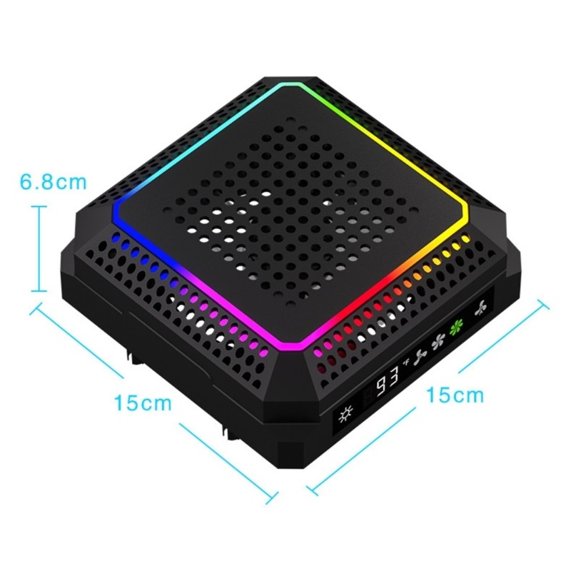 Quiet Cooling Fan with Small Temperature Control Strong ABS for Game ...