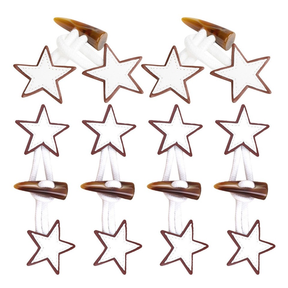 6 Pairs Toggle Button Clothing Buttons Coat Replacement Fastening ...