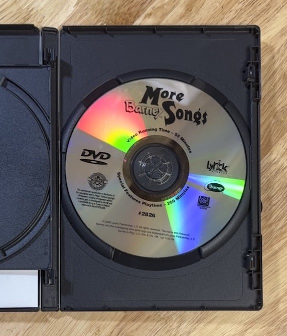 Barney Songs/More Songs DVD Double Feature 2 Discs HTF Rare OOP +BONUS ...