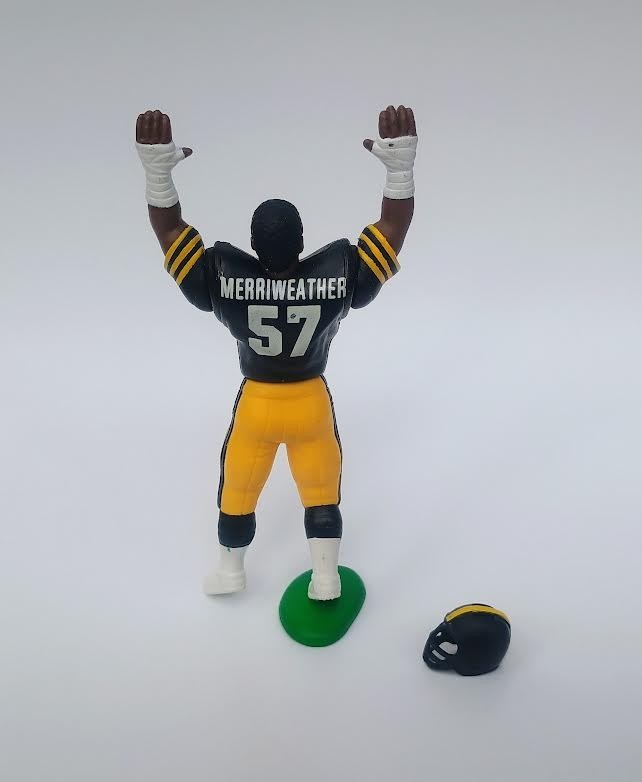 1988 Kenner Mike Merriweather Pittsburgh Steelers Starting Lineup Open ...