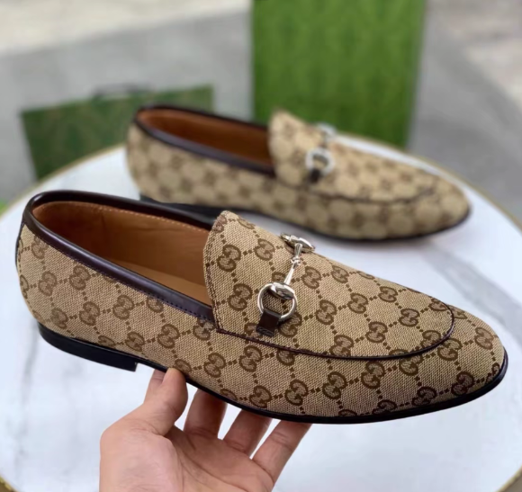 Gucci GG Canvas Horsebit Loafer Men's Ebony 795117 FADMU 9750 | eBay