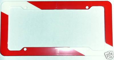 Scuba License Plate Frame Dive Flag Diving New GA69 | eBay