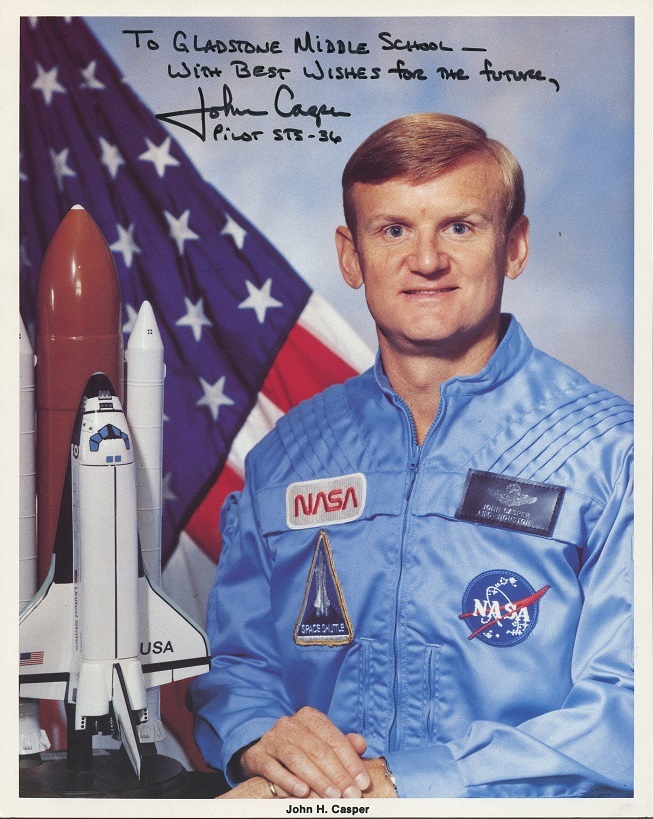 Shuttle Astronaut JOHN H. CASPER Signed Photo | eBay