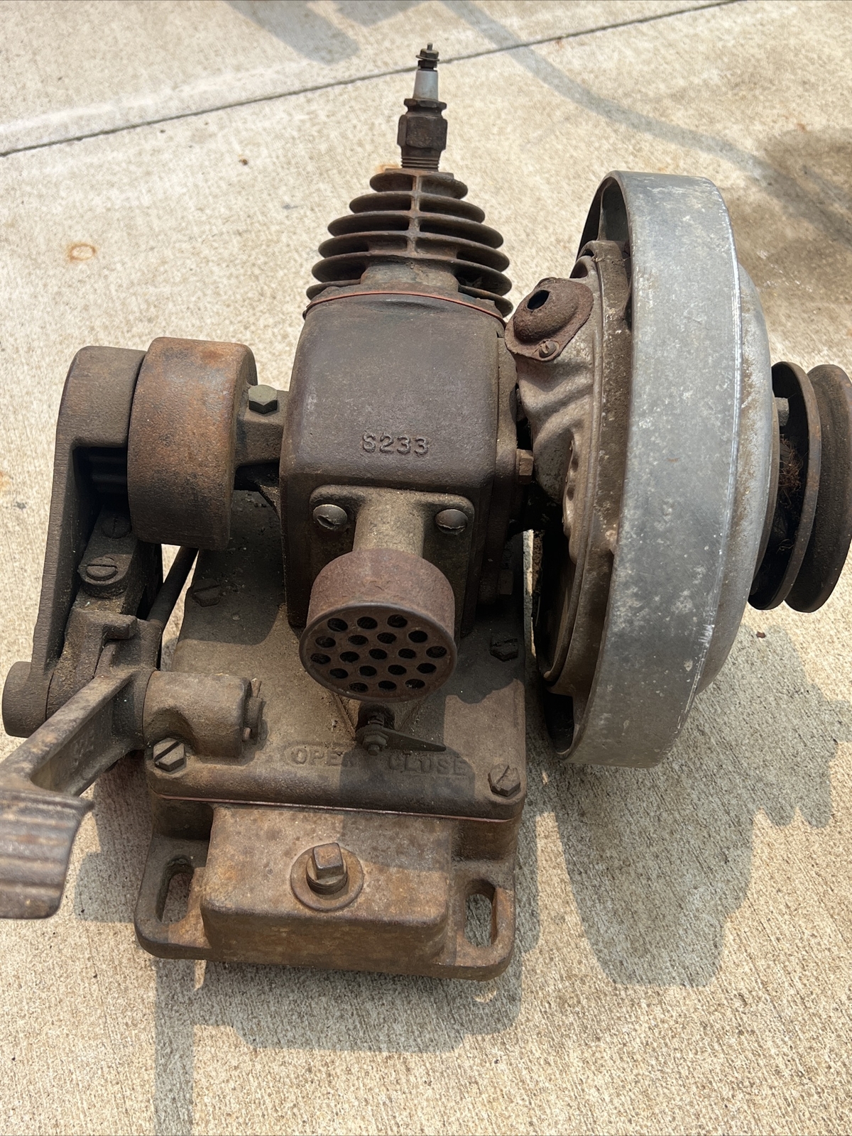 Vintage Early RARE Maytag Engine Model FY-ED4 Motor Hit Miss Motor ...