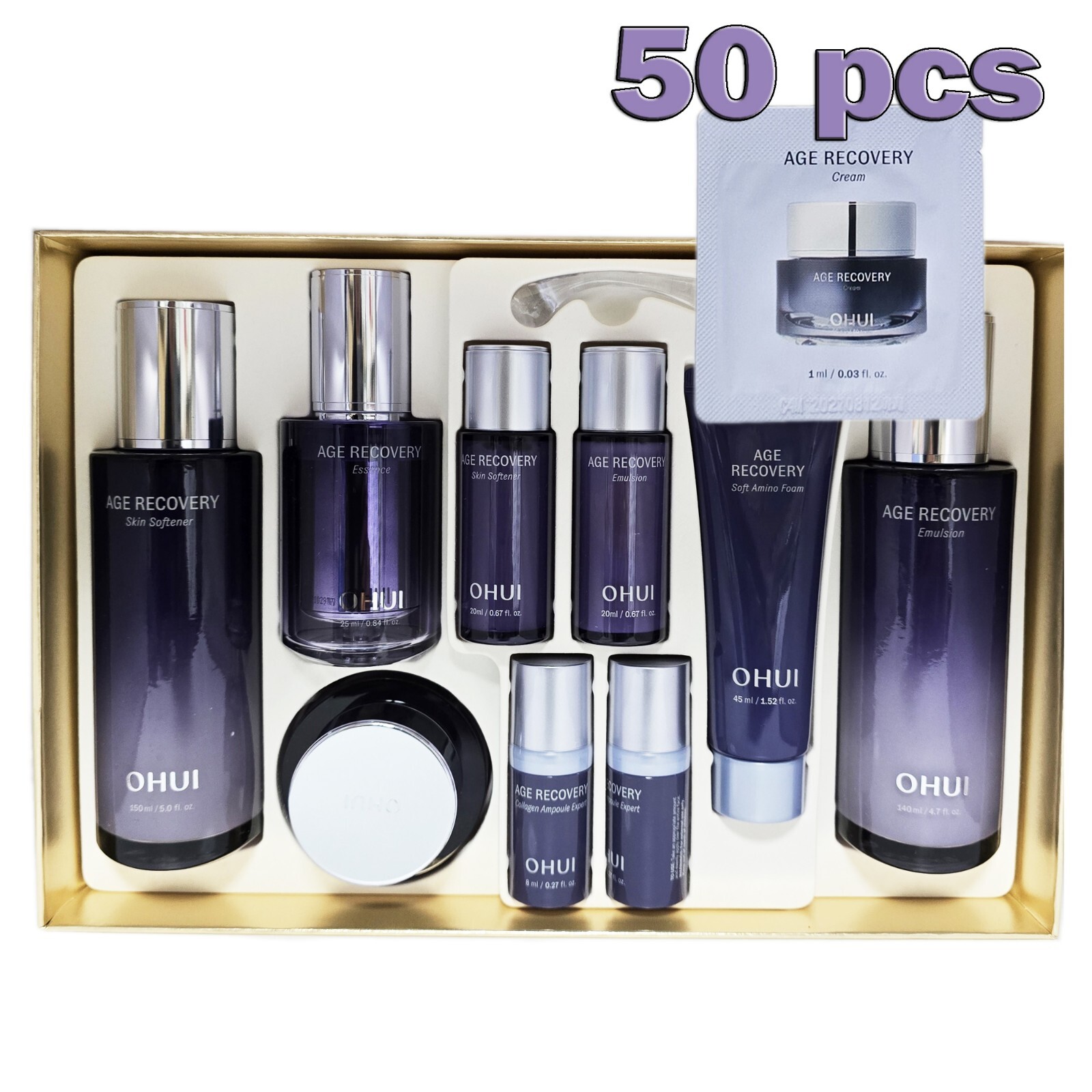 OHUI Age Recovery 4 Items Special Set+DAY SHIELD Sun black Samples /O ...