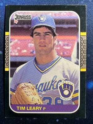 1987 Donruss #232 Tim Leary Milwaukee Brewers | eBay
