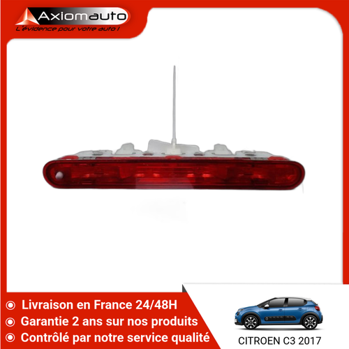 🇫🇷 FEUX STOP SUPPLEMENTAIRE CITROEN C3 2009- ♻️ 9812257880 ...