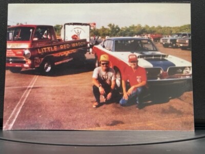 VRHTF NHRA VTG PHOTO OF SOX & MARTIN-RONNIE SOX & BUDDY MARTIN 4" X 6 ...
