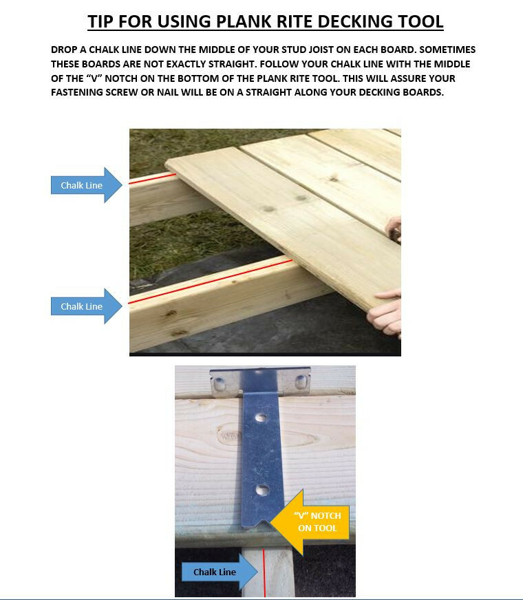 Deck Board Installation and Spacing Tool - You Will Probably Need 2 ...