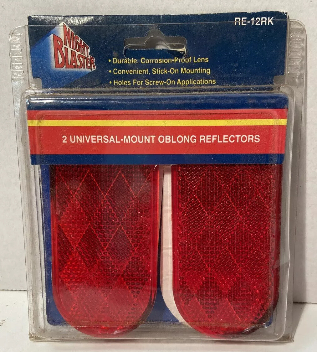 Optronics Reflector Oblong Red/Pair Pn Re-12Rk | eBay
