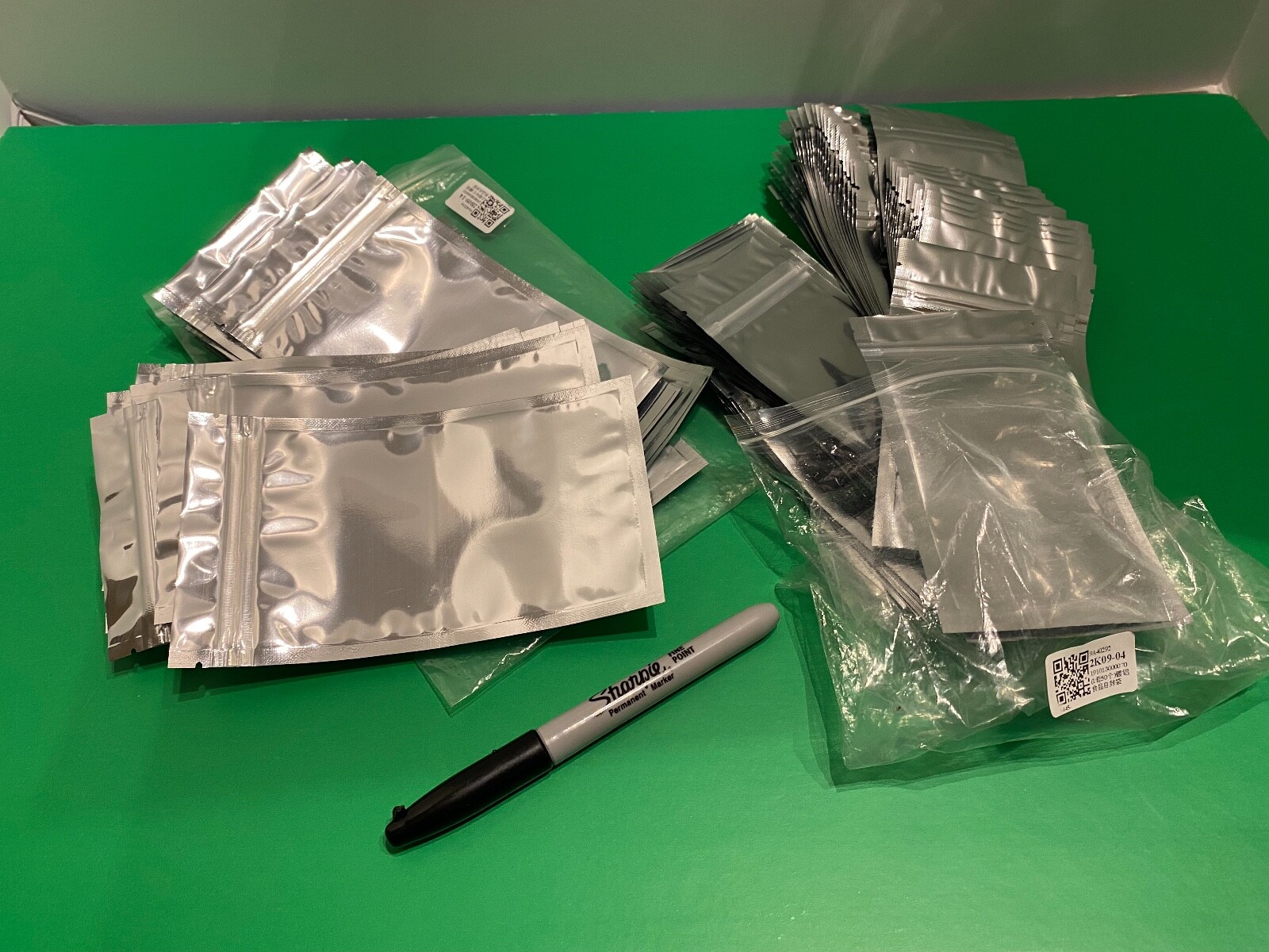 125 See Through Mylar Zip Lock Style Bags -ship free | eBay