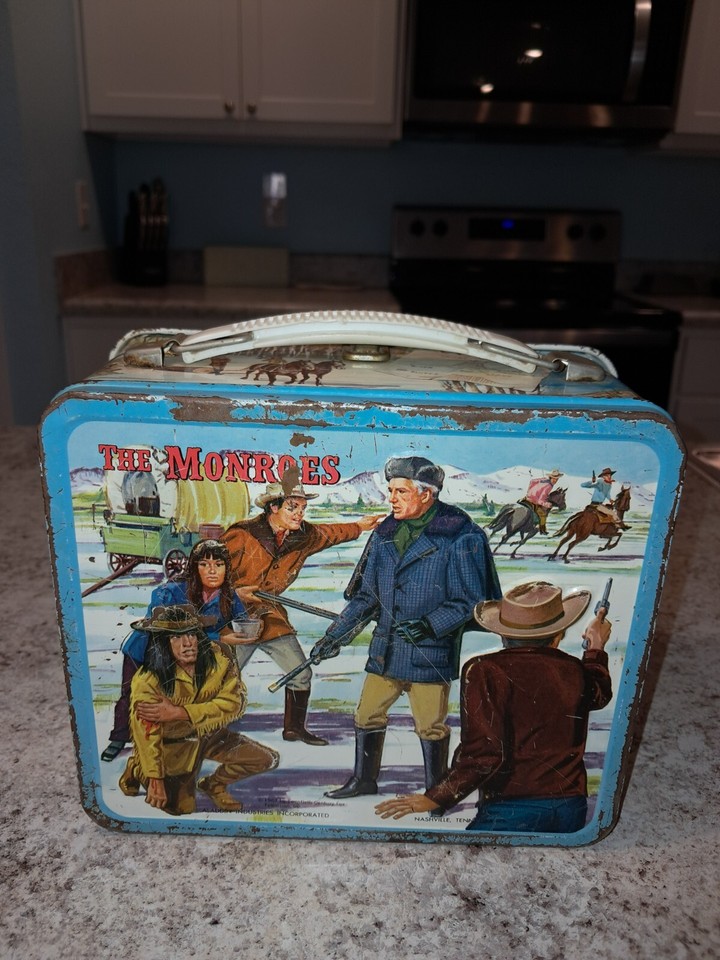 1967 The Monroes Western Lunch Box - No Thermos * Vintage * Lunchbox ...