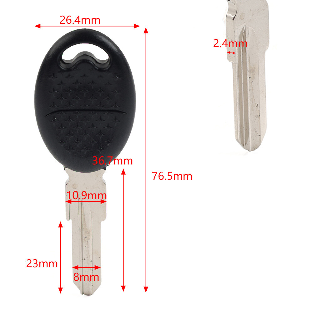 Uncut Blade Blank Key For Aprilia Tuono1000R RSV1000 SXV550 SMV750/1200 ...