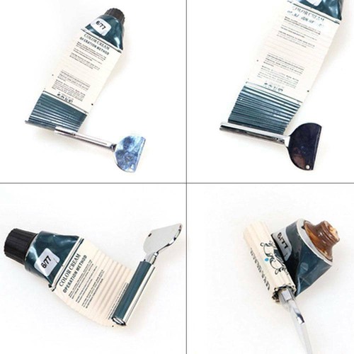 5 Pcs Stainless Steel Tube Toothpaste Squeezer Easy Key Dispenser ...
