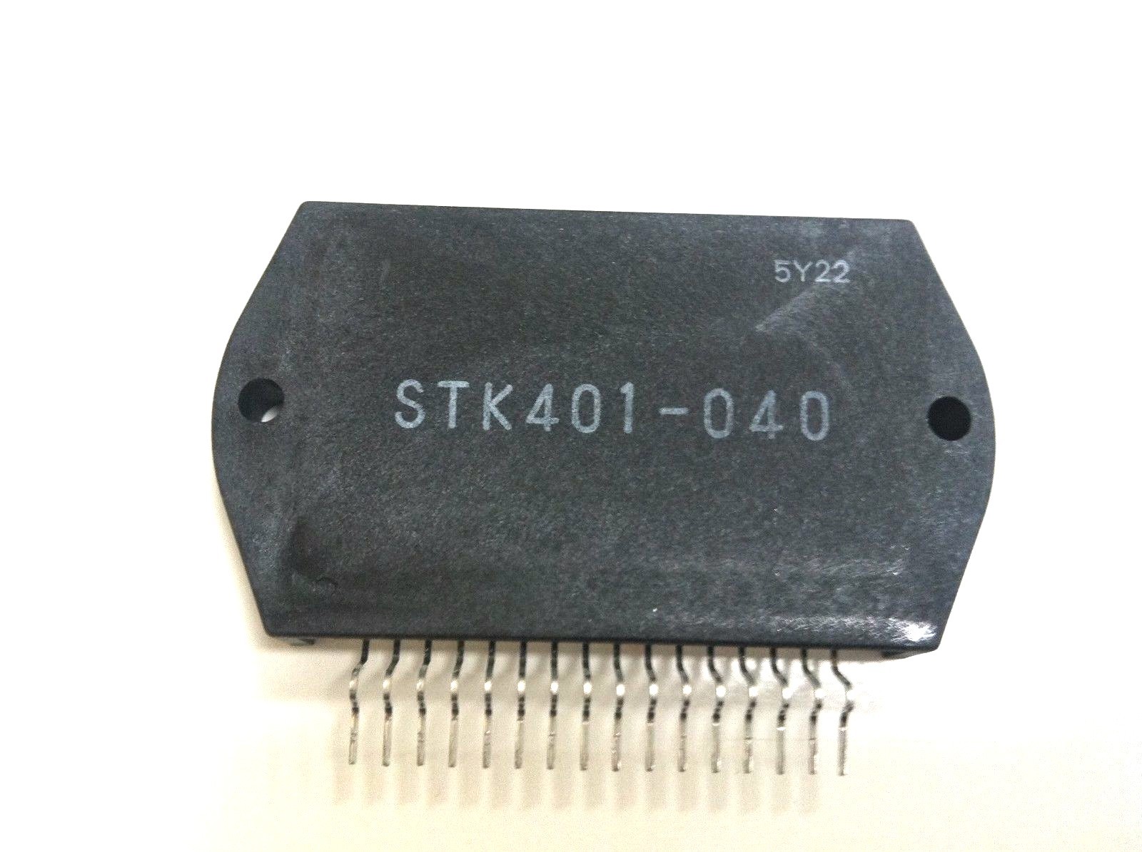 STK401-040 AF Power Amp (25W+25W) + Heat Sink Compound Original SANYO ...