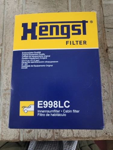 Cabin Activated-Carbon Filter E998LC by Hella Hengst - Single | eBay