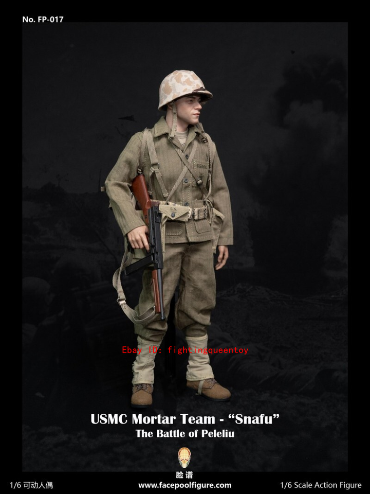 Facepoolfigure FP017B USMC Mortar Team Snafu Special Ver. 1/6 Figure ...