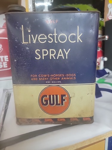 Vintage Gulf Livestock Spray, 1 U.S. gal, empty. | eBay