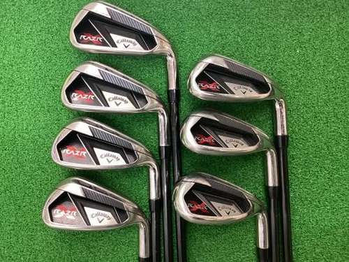 Callaway RAZR X Set di ferri 7 pezzi 6-SW RAZR X SERIES 60i Flex R | eBay