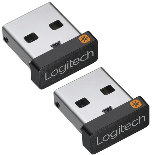 Logitech USB Unifying Receiver 2.4 GHz Wireless Dongle - Pack Of 2 ...