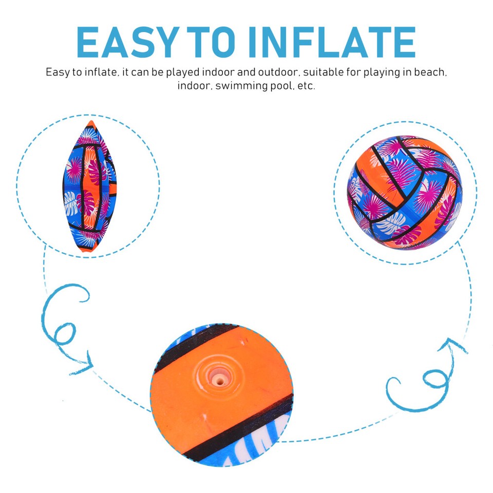 3 Pcs The Ball Pvc Miss Inflatable Volleyballs Pool Game Toys | eBay