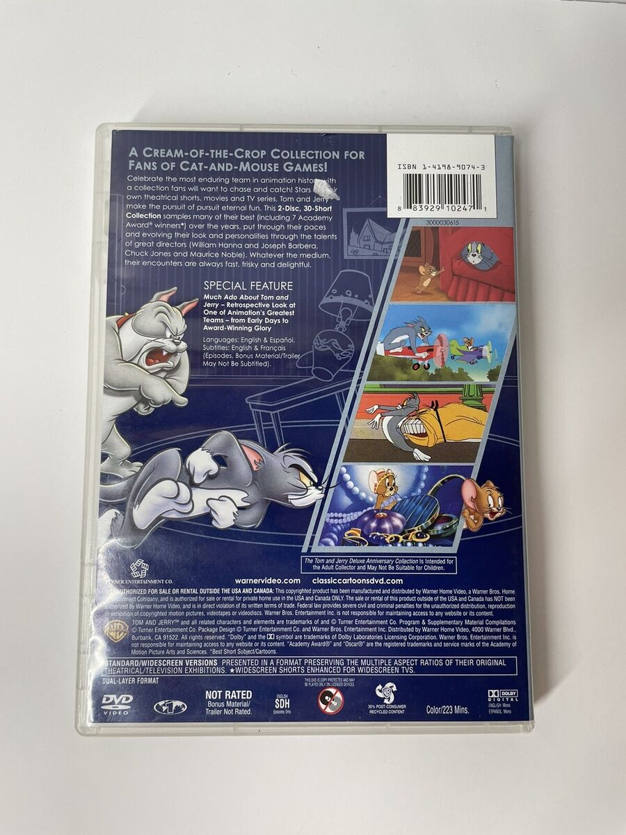Tom and Jerry: Deluxe Anniversary Collection DVD 2- Disc Set Tom and Jerry: Deluxe Anniversary Collection DVD 2- Disc Set