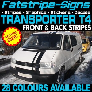 VW TRANSPORTER T4 STRIPES GRAPHICS STICKERS DECALS DAY VAN CAMPER VDUB ...