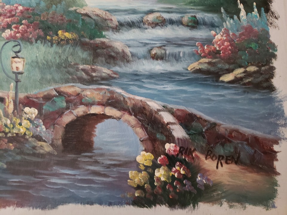 Rik Boren Original Oil On Canvas | eBay