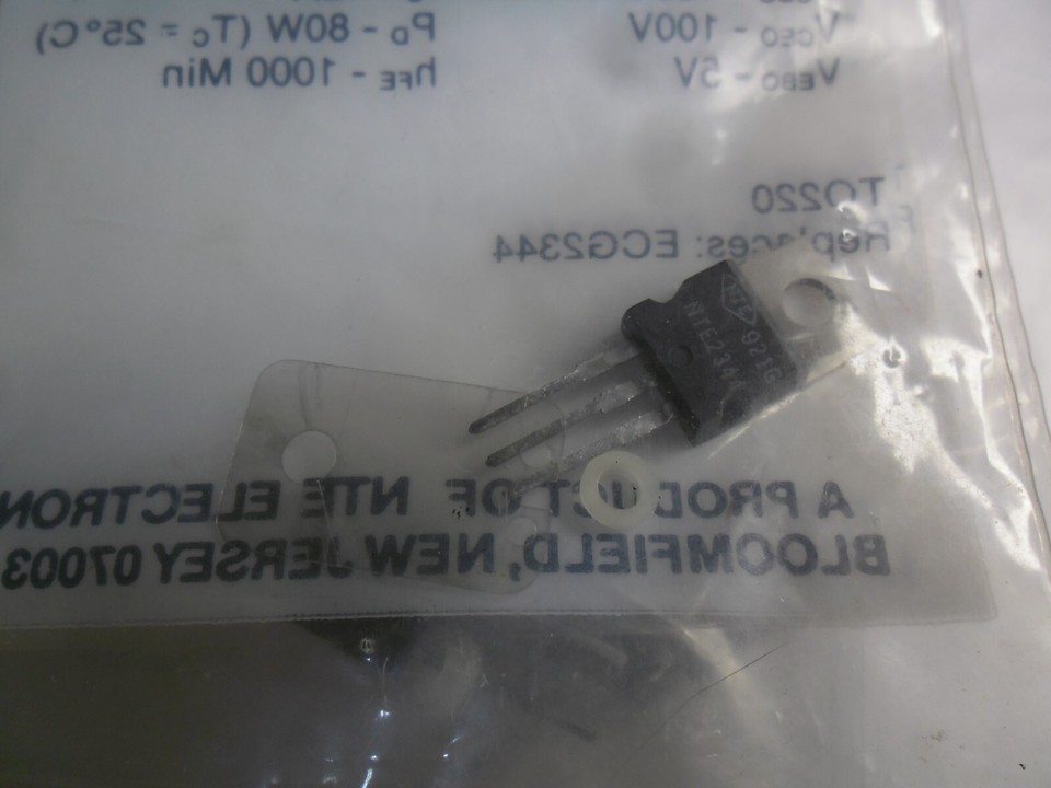 NTE 2344 PNP Silicon DarlingtonTransistor, 120V, 12A, TO-220 | eBay