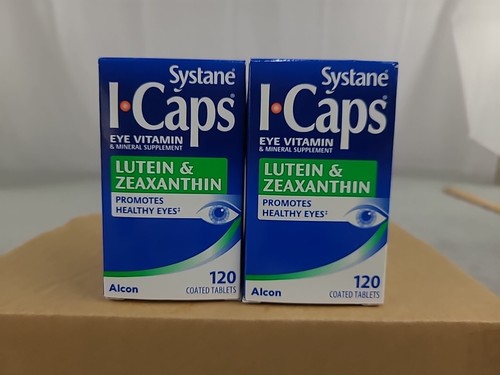 2x Systane I-Caps Eye Vitamin Mineral Supplement LUTEIN & ZEAXANTHIN ...