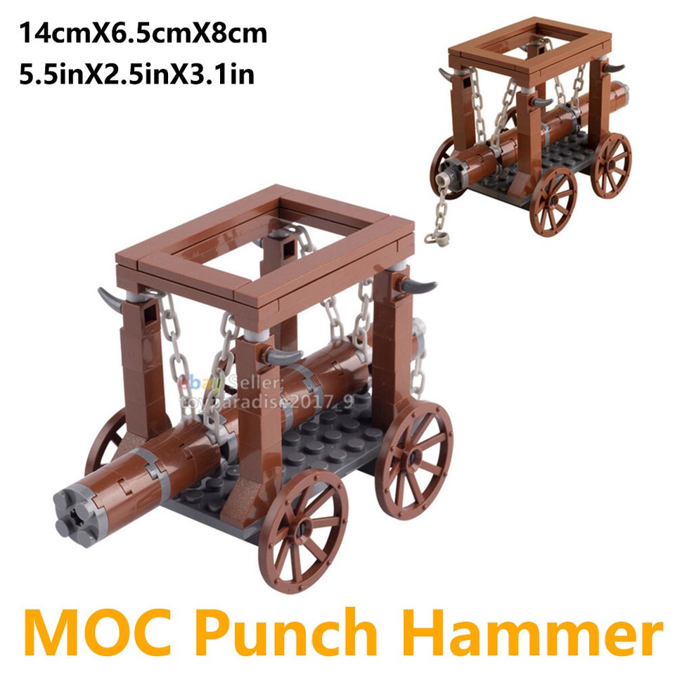 MOC Medieval Knight Castle Weapon Rack Catapult Blacksmith Shop Tent ...