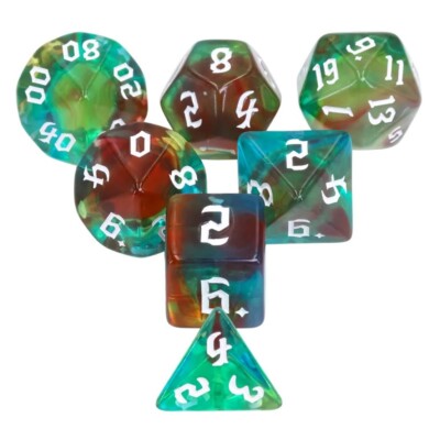 Ethereal Prism Dice Set | polyhedral dice set of 7 | DnD Dice | eBay