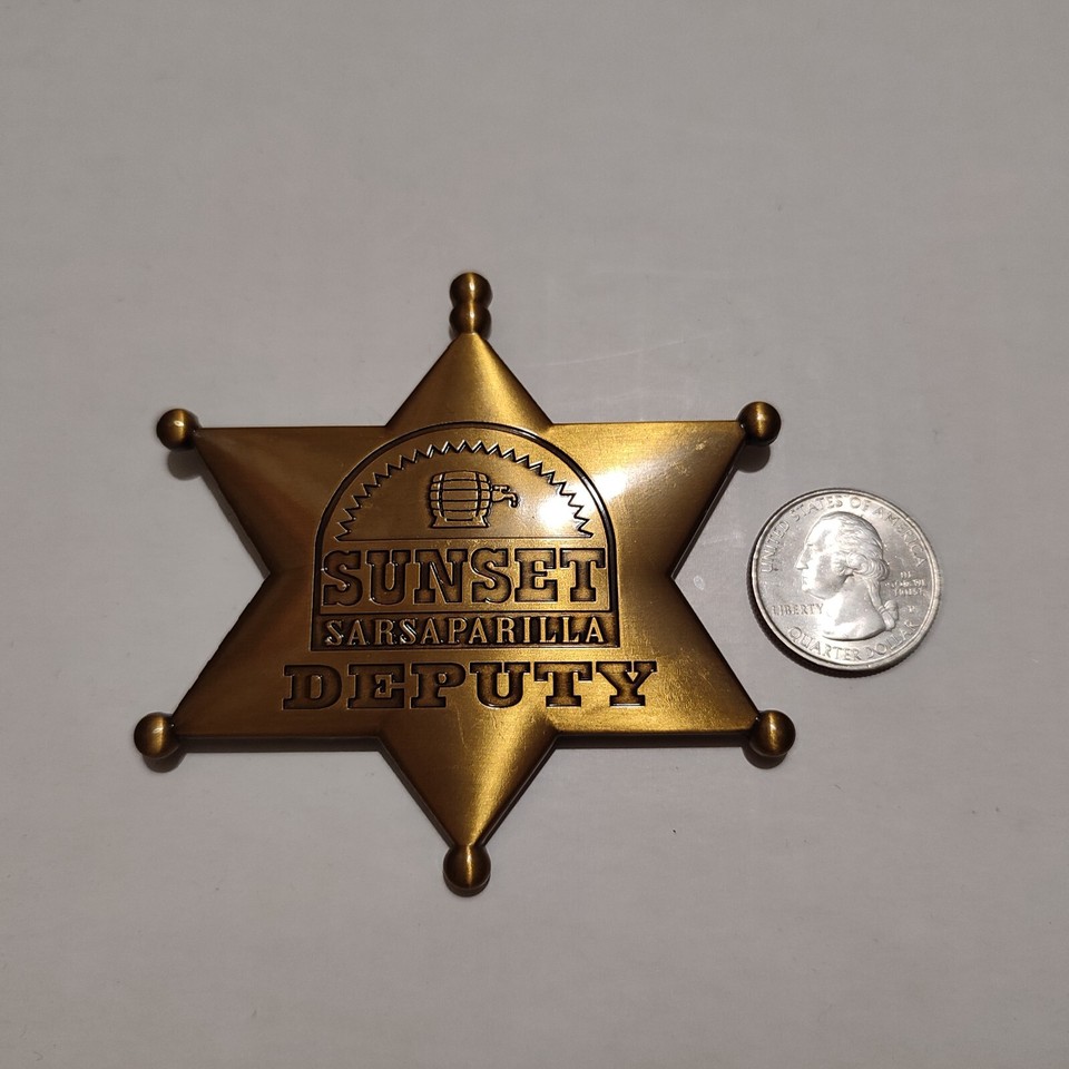 Fallout Sunset Sarsaparilla Deputy Badge Replica Official Bethesda ...