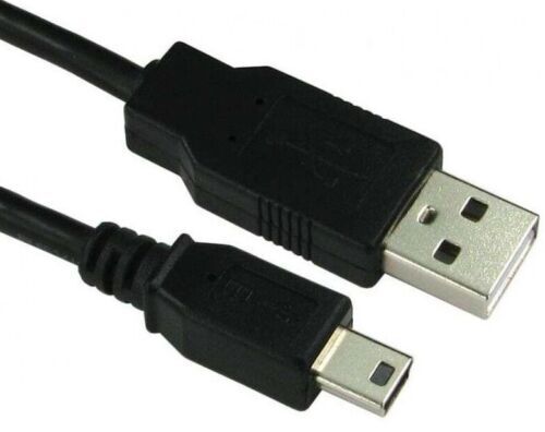 Mini USB Cable Charger Lead A to 5 Pin Mini B Sync Charge 0.5m 1m 2m 3m ...