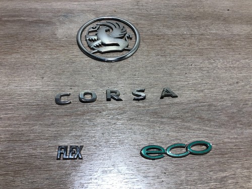 2010 VAUXHALL CORSA ECO FLEX BADGE LOGO EMBLEM | eBay UK