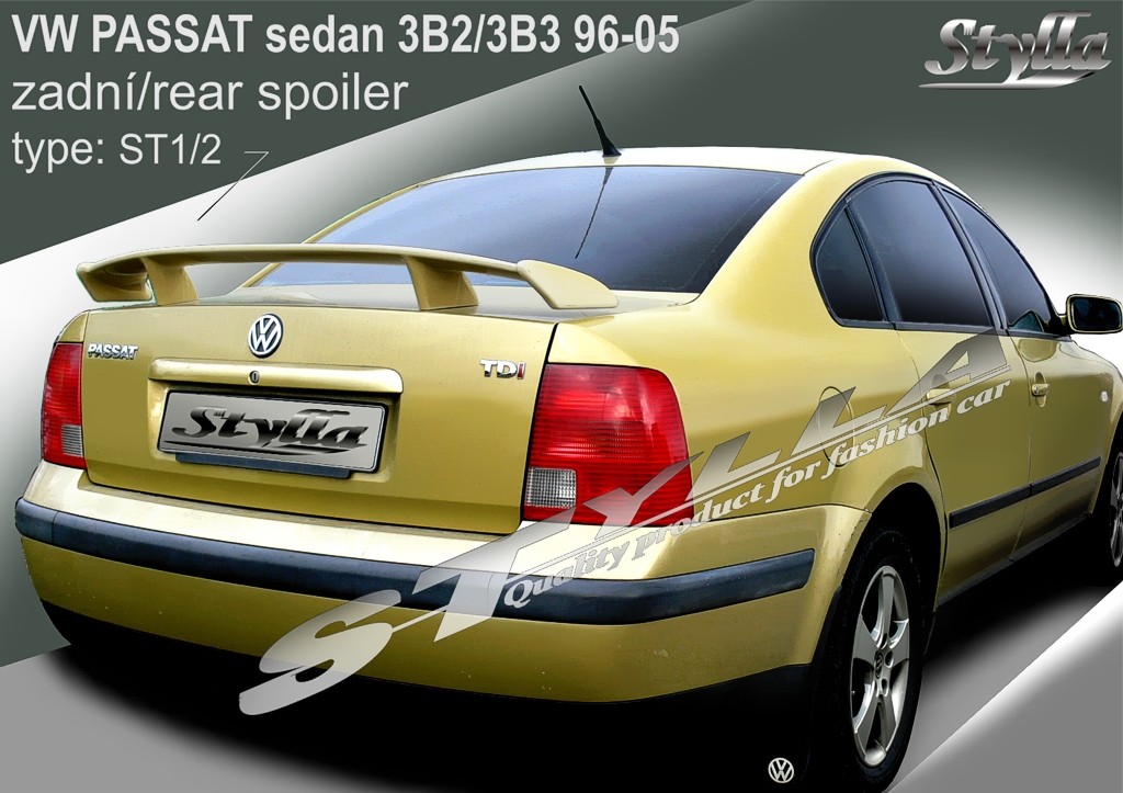 SPOILER REAR BOOT VW VOLKSWAGEN PASSAT B5 3B B5.5 3BG WING ACCESSORIES ...