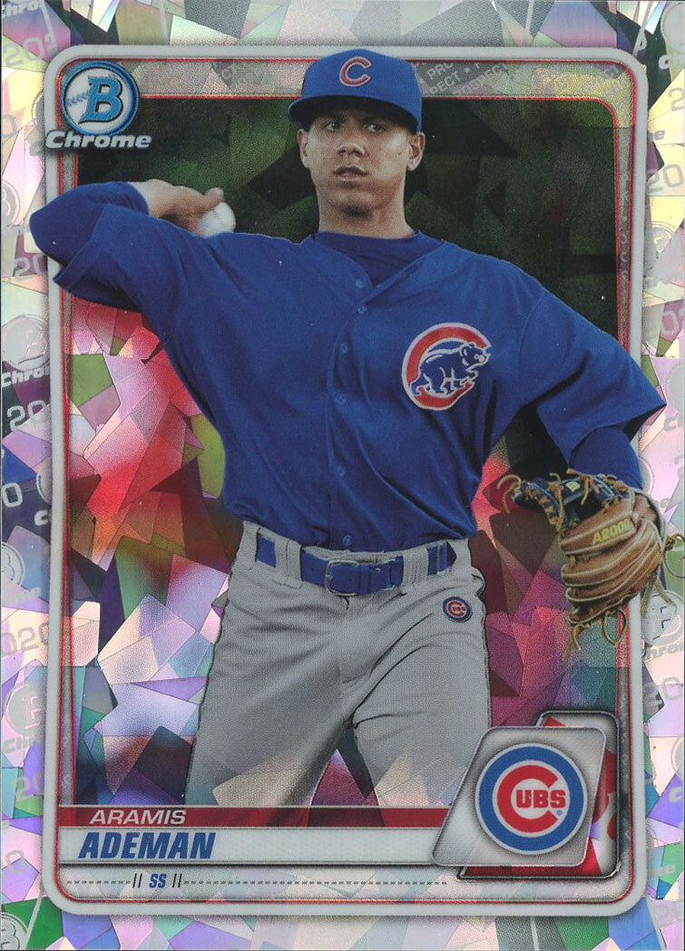 ARAMIS ADEMAN 2020 Bowman Chrome ATOMIC REFRACTOR CHICAGO CUBS BCP-110 ...