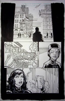 COMIC TYRESE GIBSON'S MAYHEM! ORIGINAL ART BY TONE RODRIGUEZ #1 PG 1 ...