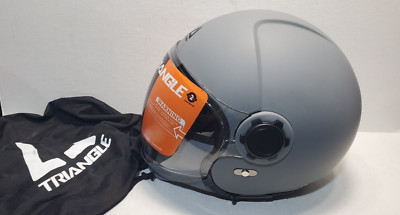 S Triangle Fullface Motorcycle Helmet Op12A DOT With Carrying Bag | eBay